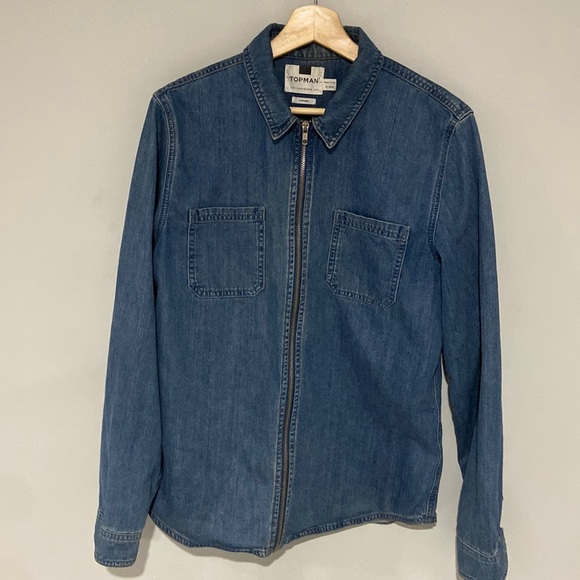 Topman | Shirts | Denim Overshirt | Poshmark